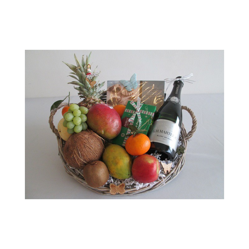 Delivery in 24 hours basket of exotic fruits Belgium Brussels Antwerp